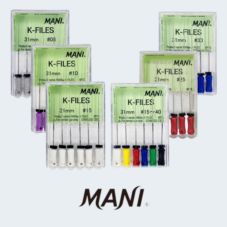 MANI K-files 31MM 6pcs/box